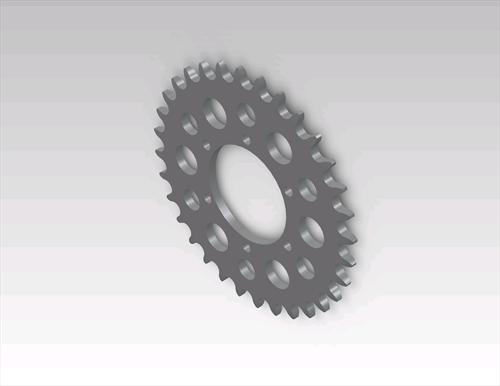 Kits & How To Craft Supplies & Tools DWG file 125 tooth sprocket DXF ...